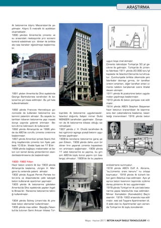 Çimento ve beton tarihi | PDF