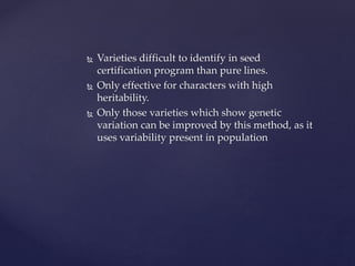 Mass Selection | PPTX