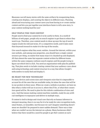 Designing Connected Content (Sample Chapter) | PDF