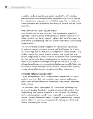 Designing Connected Content (Sample Chapter) | PDF