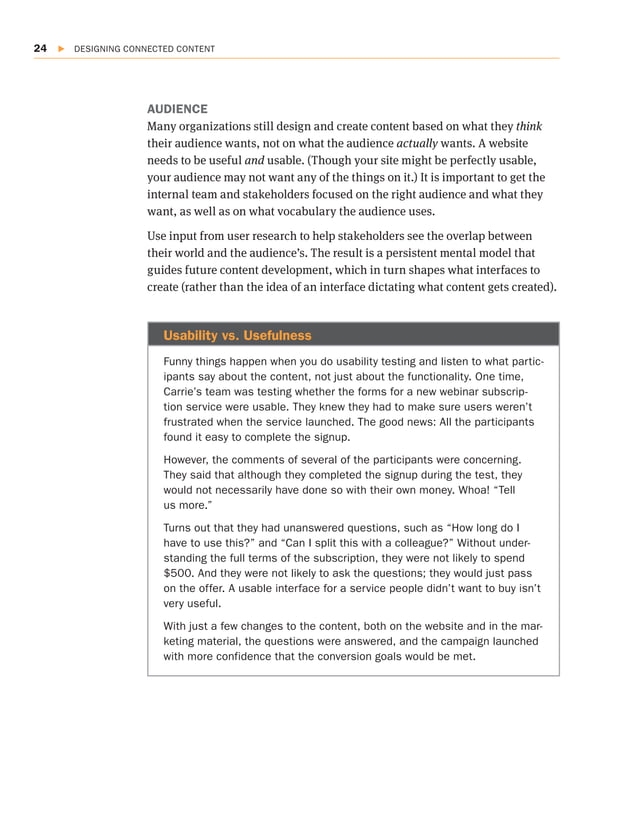 Designing Connected Content (Sample Chapter) | PDF
