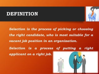 Selection, Placement, Training and Orientation | PPSX