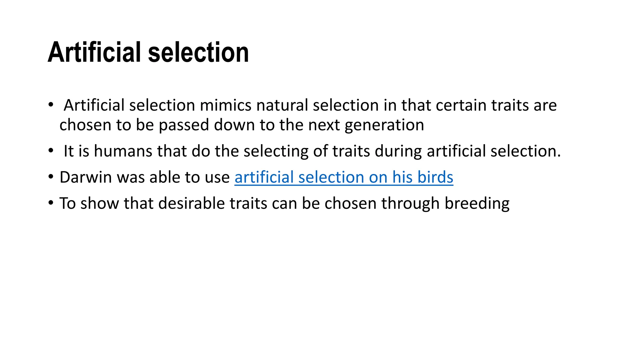 Selection and its types and evolution | PPTX
