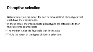 Selection and its types and evolution | PPTX