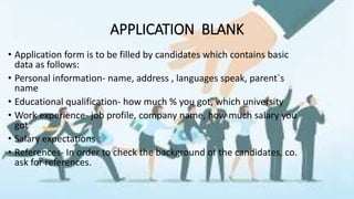 Selection/Human Resource Management | PPTX