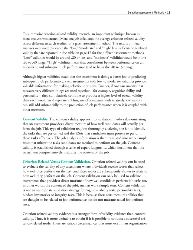 Selection assessment-methods | PDF | Human Resources | Business