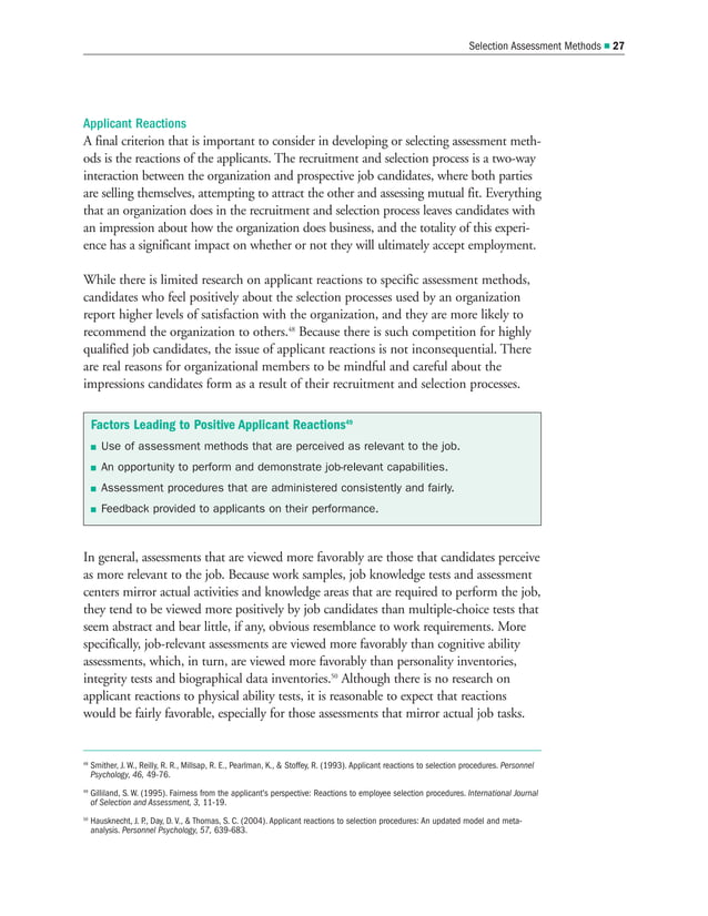 Selection assessment-methods | PDF | Human Resources | Business