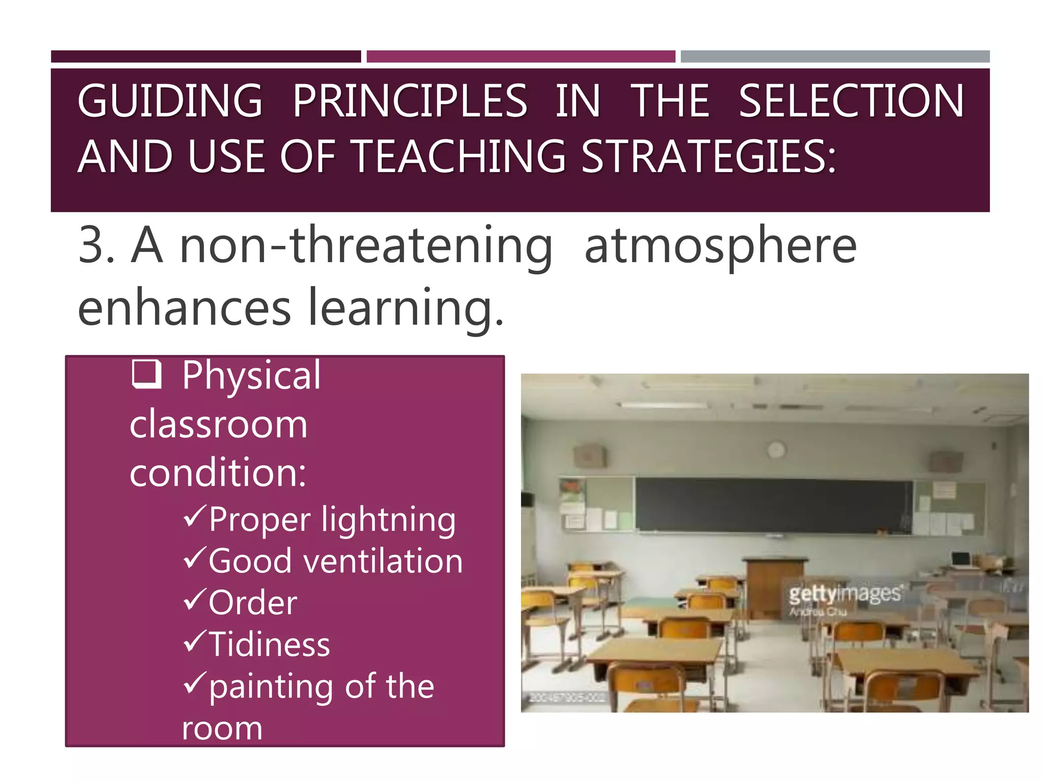 Selection and Use of Teaching Strategies | PPTX