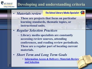 Selection and acquisitions | PPTX