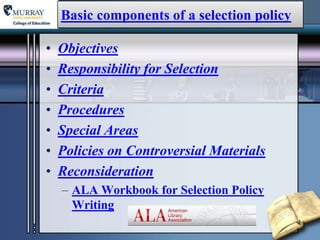 Selection and acquisitions | PPTX