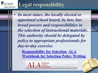 Selection and acquisitions | PPTX