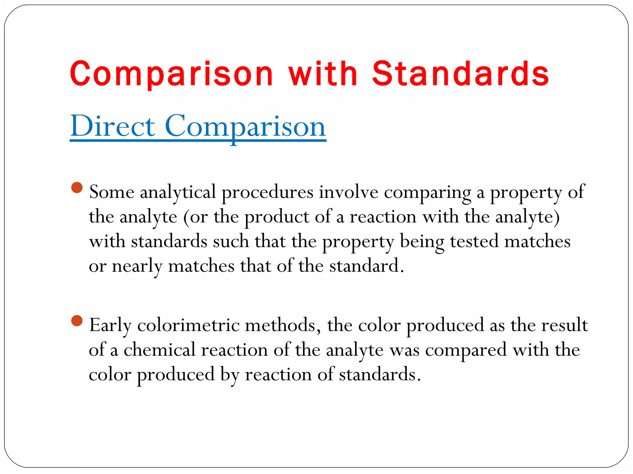 Selection And Calibration Of Analytical Method And Calibration Methods Ppt