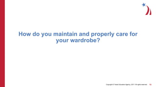 Selection and Care of Clothing Part I.pptx