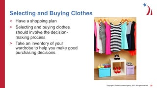 Selection and Care of Clothing Part I.pptx