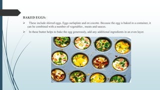 Selection and cooking methods of egg | PPTX