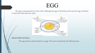 Selection and cooking methods of egg | PPTX