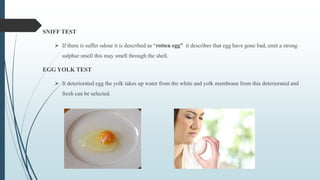 Selection and cooking methods of egg | PPTX