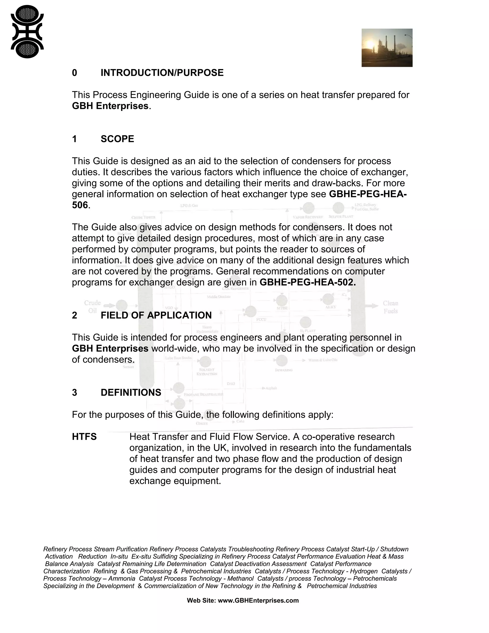 Selection and Design of Condensers | PDF