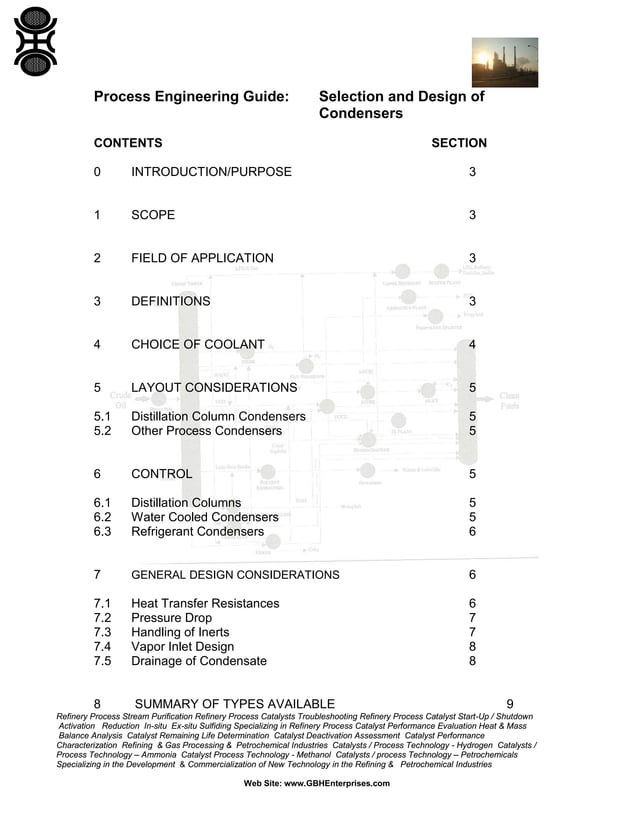 Selection and Design of Condensers | PDF