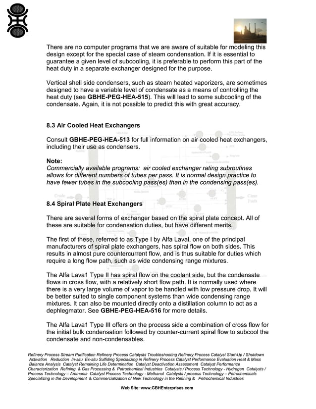 Selection and Design of Condensers | PDF
