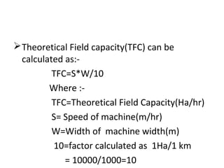 Selection and economics of farm machines and equipments | PPT
