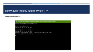 Selection and insertion sort | PPTX