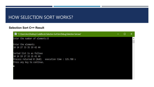 Selection And Insertion Sort Ppt