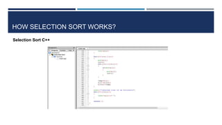 Selection and insertion sort | PPT