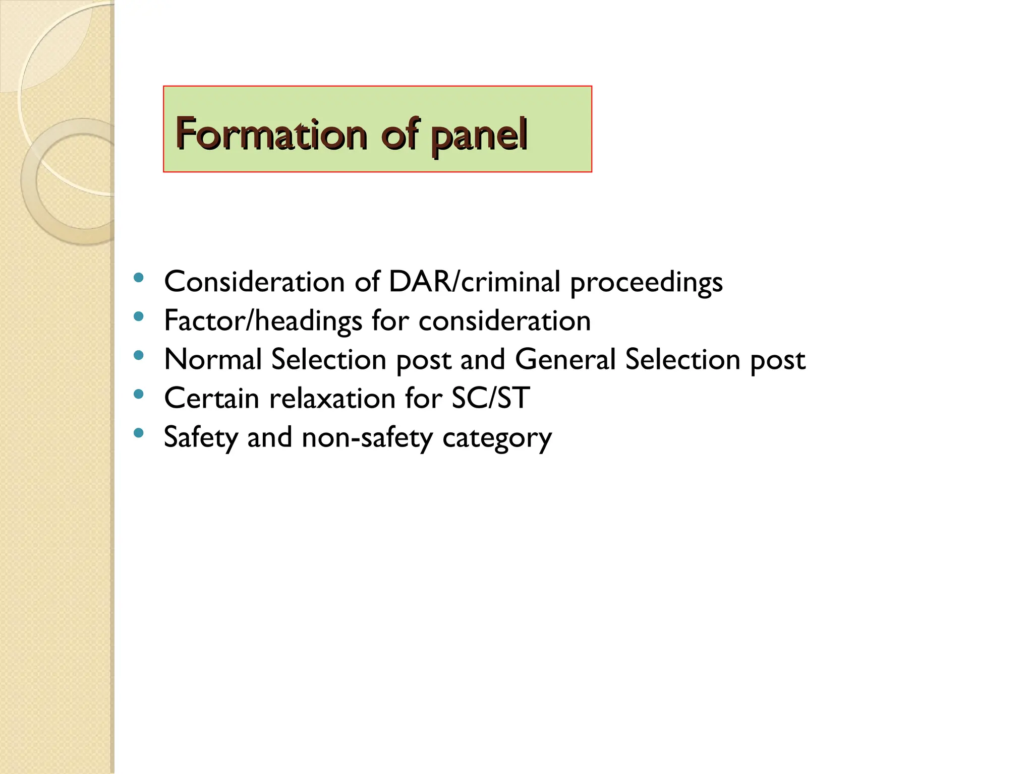 Selection and Non Selection in Indian Railways.ppt