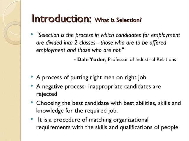 Selection and Non Selection in Indian Railways.ppt