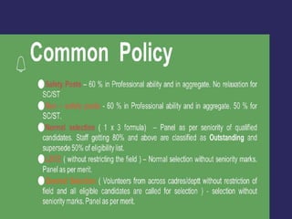 Selection and Non Selection in Indian Railways.ppt