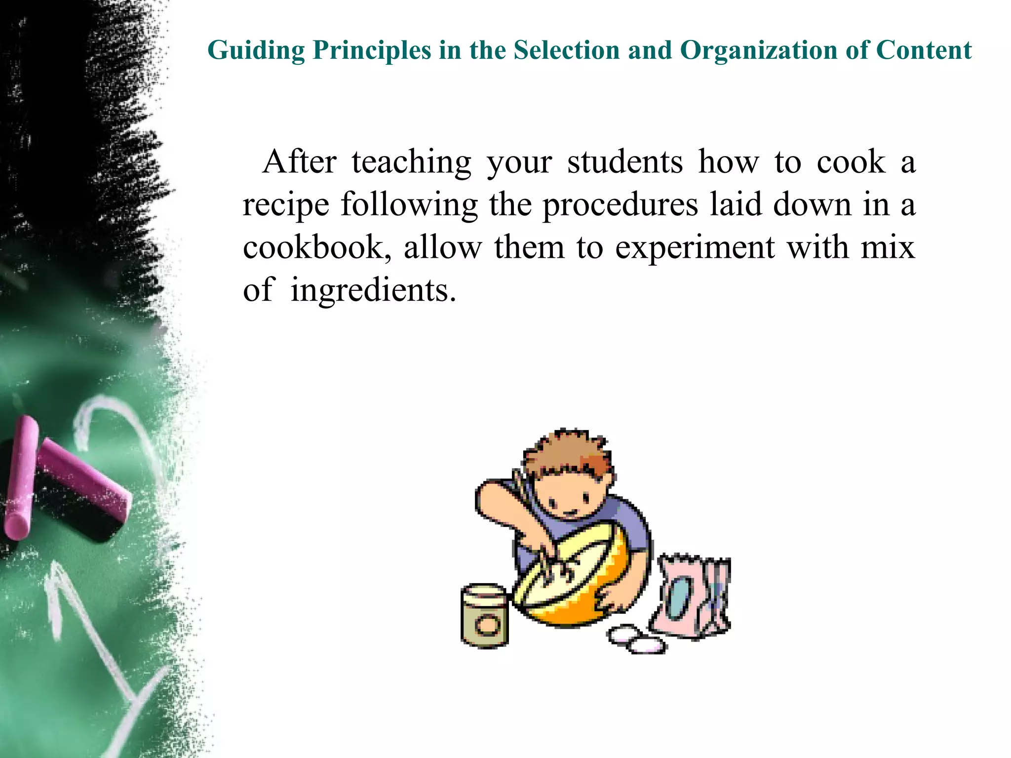 Selection and Organization of Content | PPT