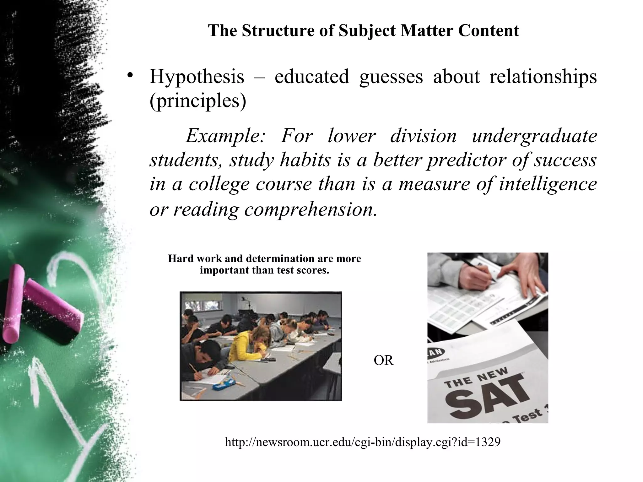 Selection and Organization of Content | PPT