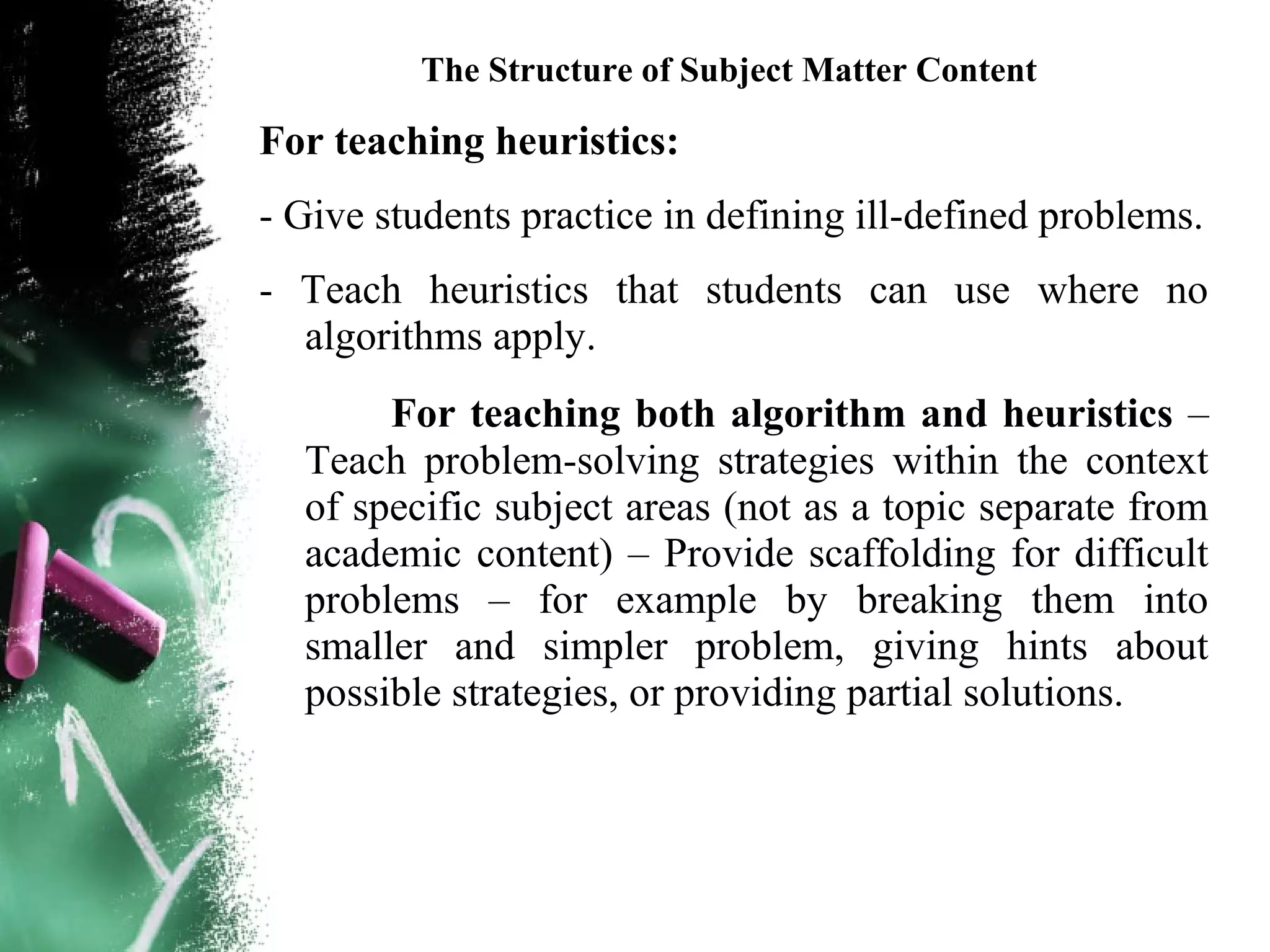 Selection and Organization of Content | PPT
