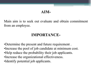 Selection and recruitment | PDF
