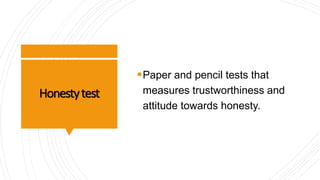 Selection and screening | PPTX