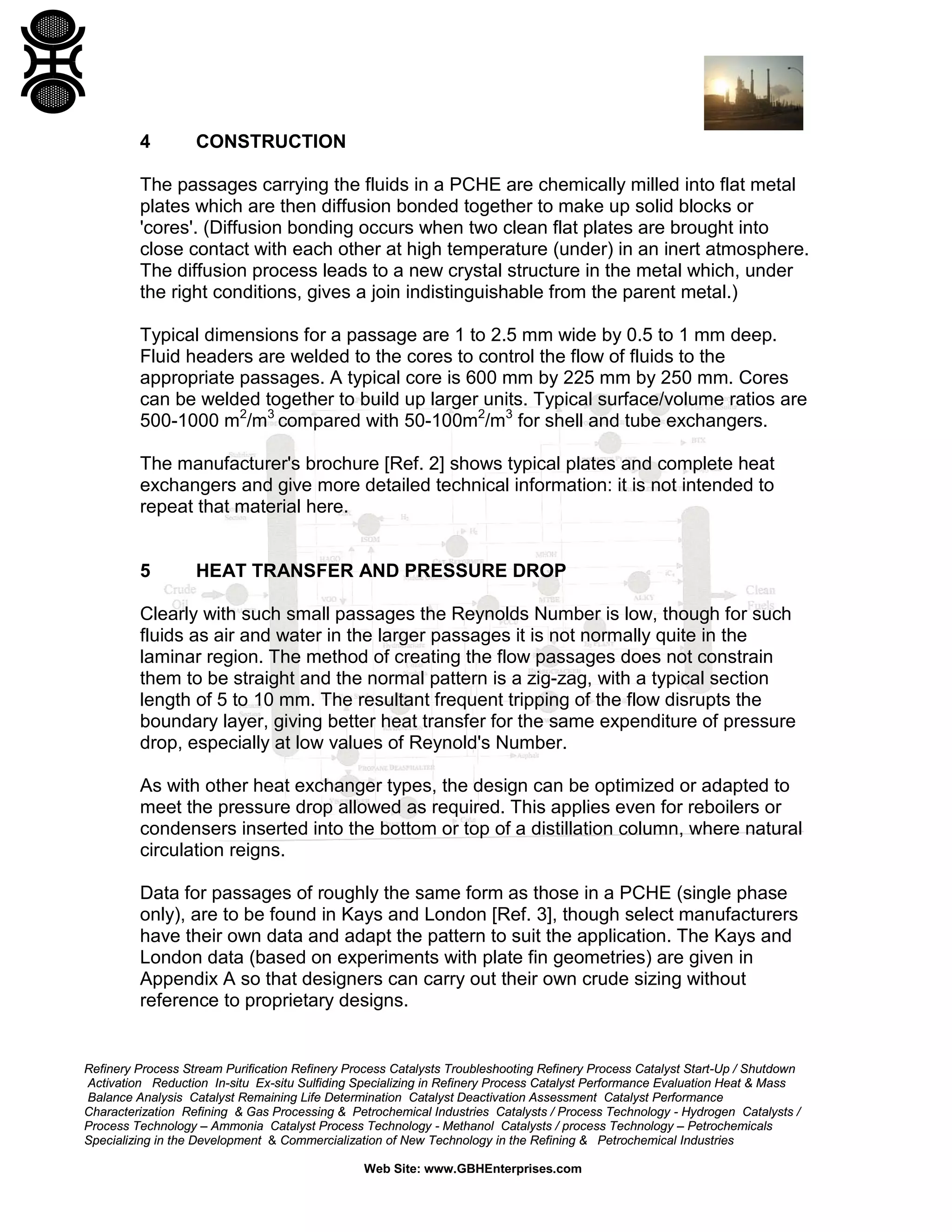 Selection and Use of Printed Circuit Heat Exchangers | PDF