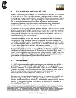 Selection and Use of Printed Circuit Heat Exchangers | PDF