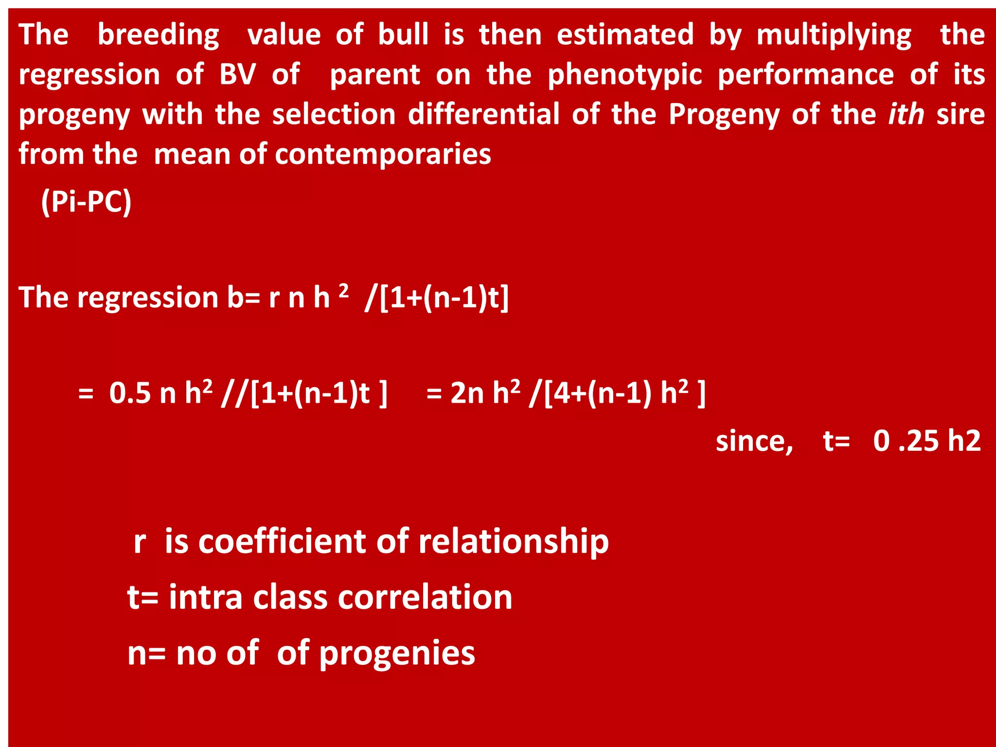 Progeny testing | PPTX