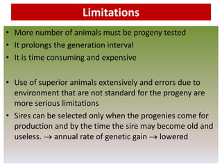 Progeny testing | PPTX