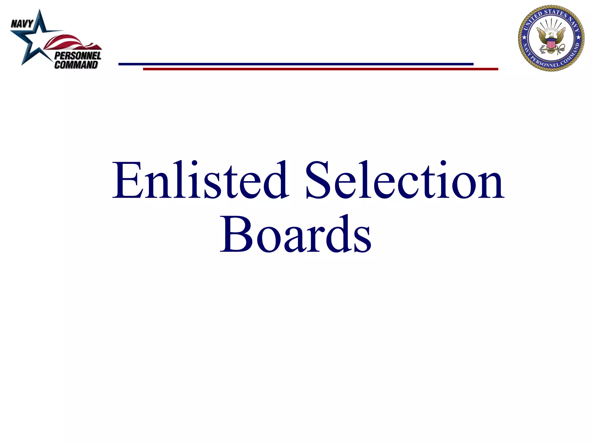 Selection Boards Advancements Brief Rev2011npc | PPT