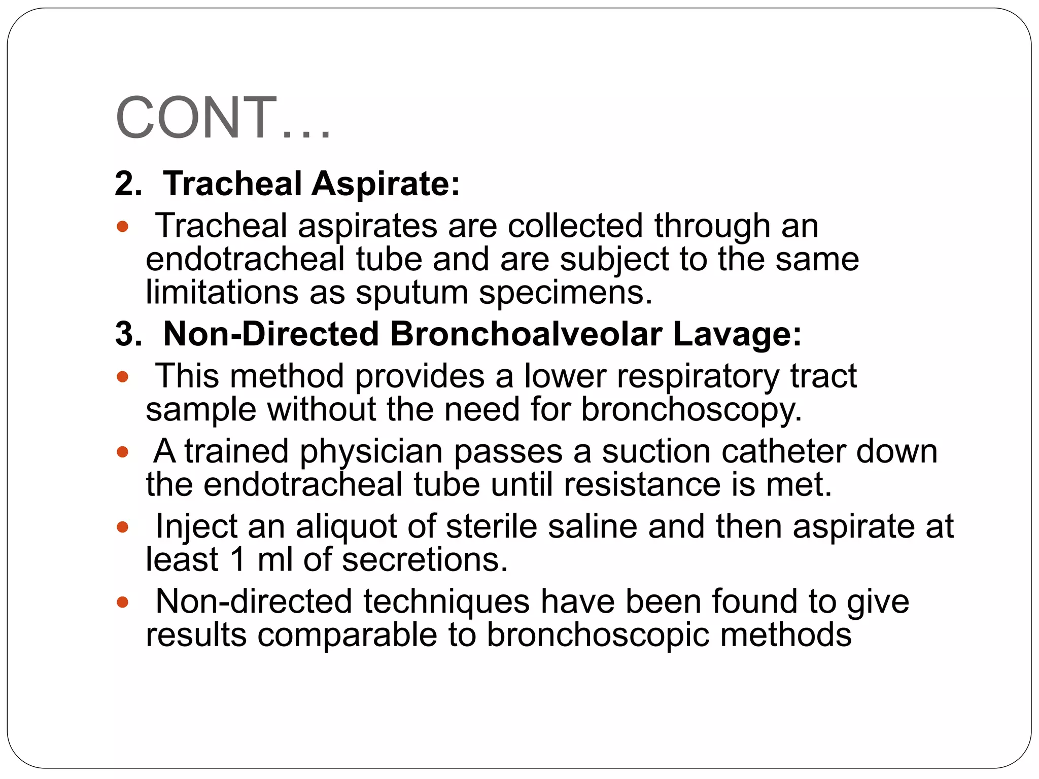 Selection ,collection, transportation and processing of mycology ...