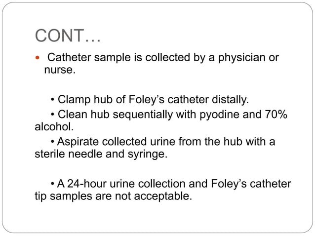 Selection ,collection, transportation and processing of mycology ...
