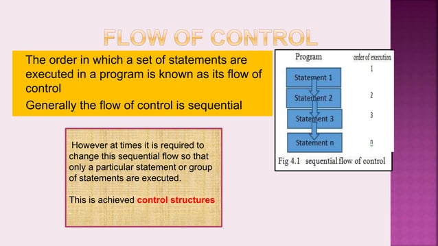 Introduction to Selection control structures in C++ | PPTX | Programming Languages | Computing