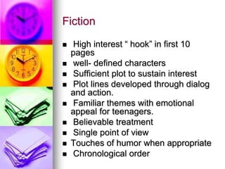 Selection Criteria for Books | PPT