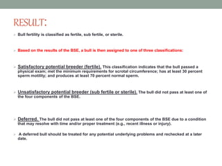 Selection criteria for the semen donor bull.pptx