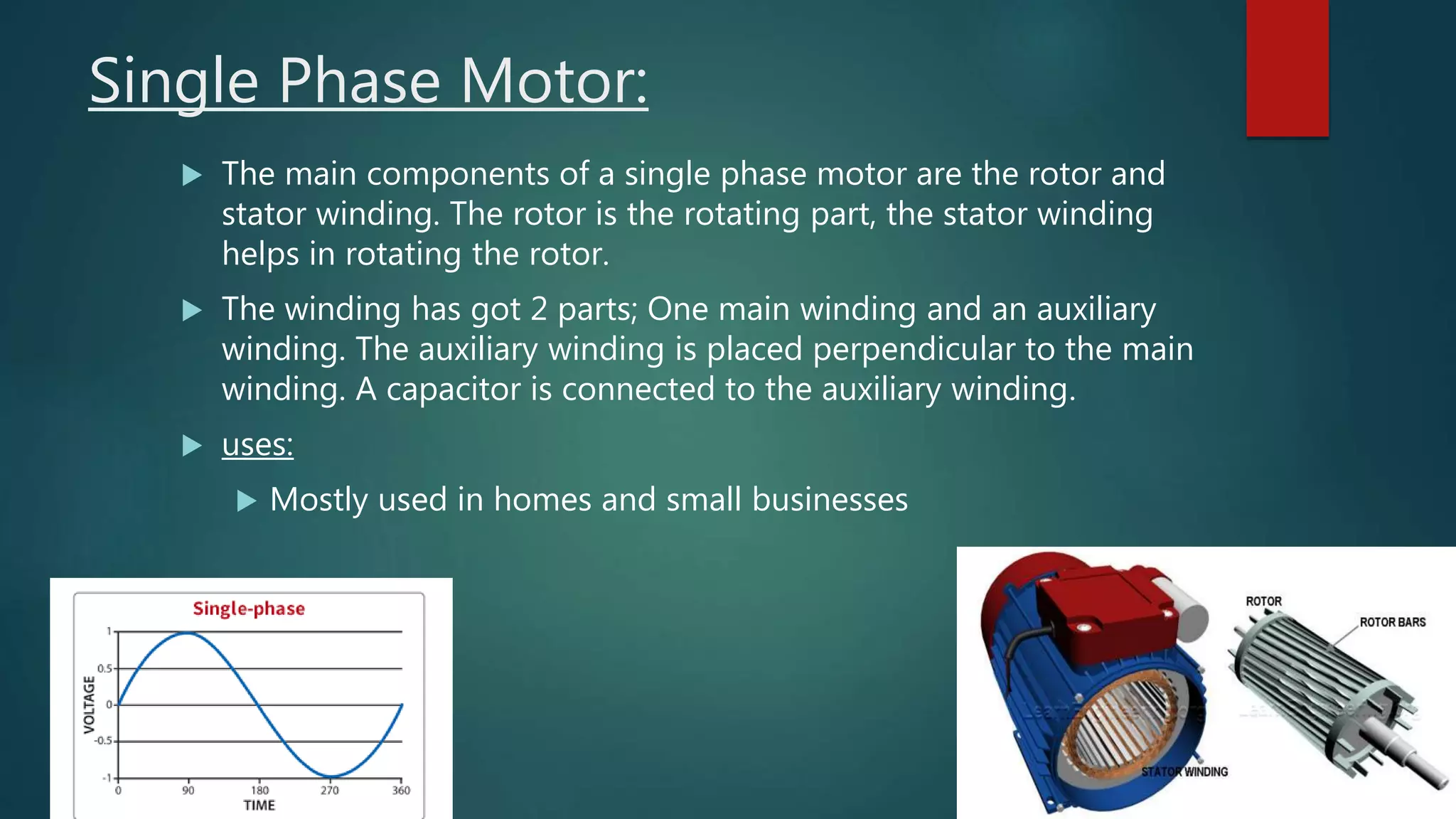 Selection criteria of motors for various applications | PPTX