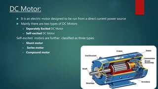 Selection criteria of motors for various applications | PPT