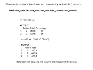 Selection LOC,iloc,head tail.pptx