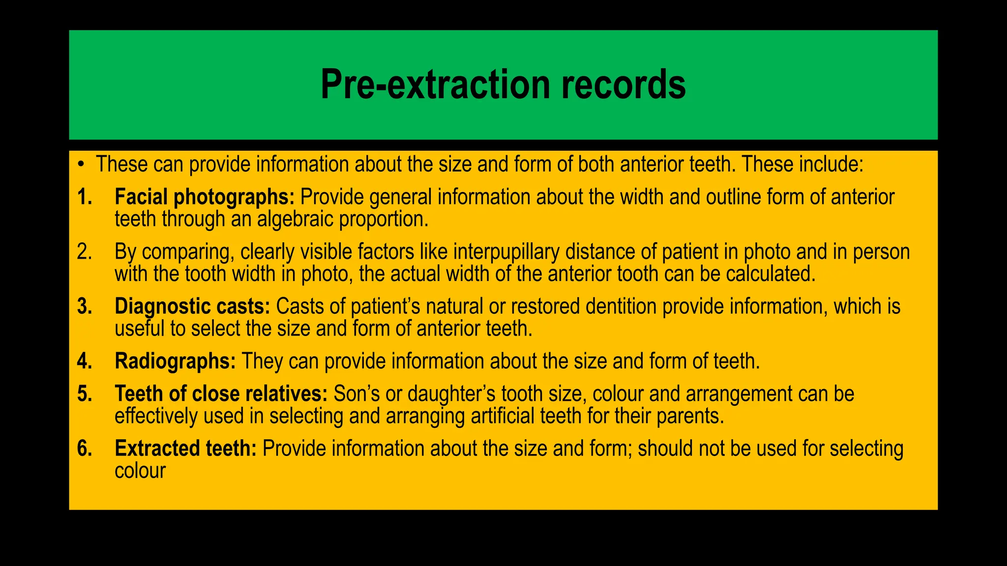 SELECTION OF ANTERIOR TEETh in complete denture | PPTX